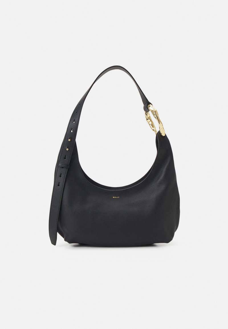 Bally BAROQUE RING - Handtas - black/yellow gold-coloured/zwart ...