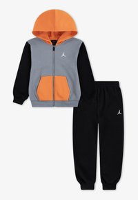 Jordan UNISEX - Tracksuit - black/starfish/black - Zalando.ie