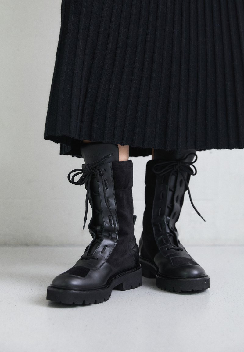 Bally NARYS - Stivali con i lacci - black/nero - Zalando.it