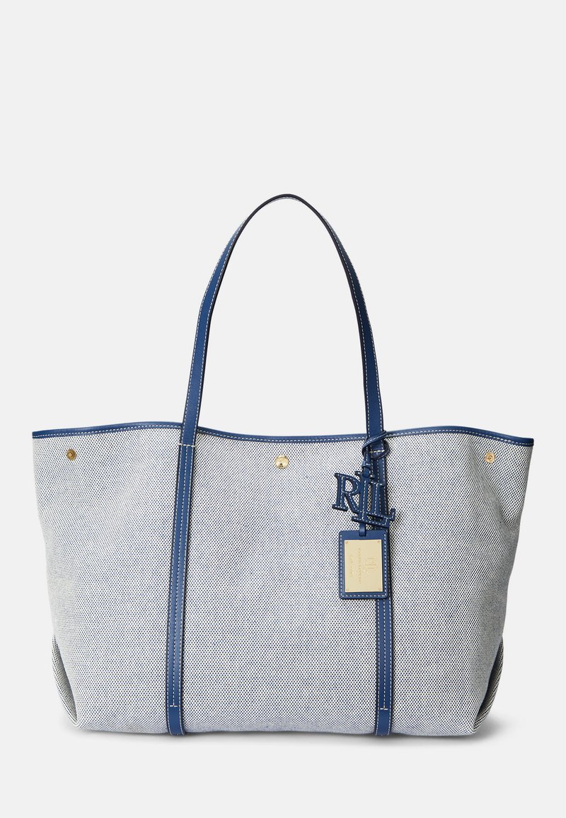Lauren Ralph Lauren EMERIE TOTE EXTRA LARGE - Tote bag - natural indigo ...