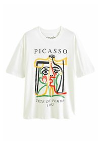 Next HOKUSAI THE GREAT WAVE LICENSE STANDARD - Printtipaita - white ...