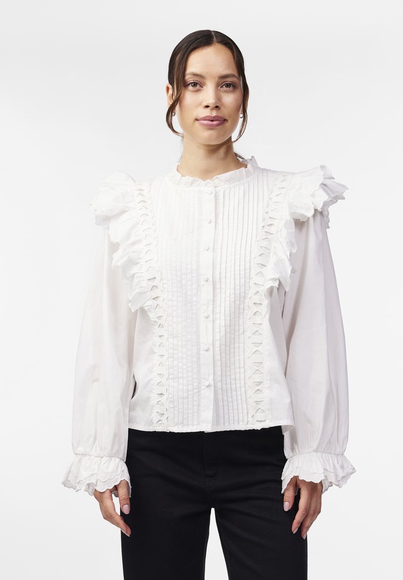 YAS Camisa - star white/blanco - Zalando.es