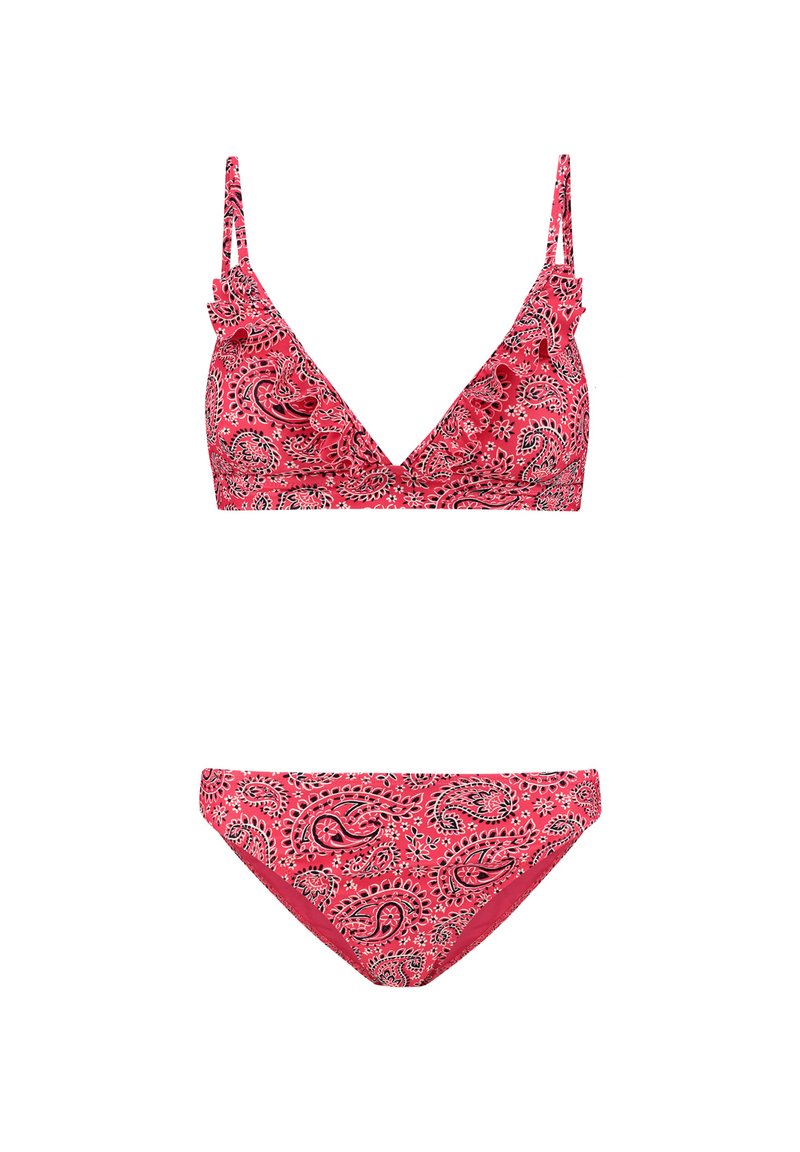 Shiwi BEAU SET - Bikini - berrylicious pink/rosa - Zalando.es