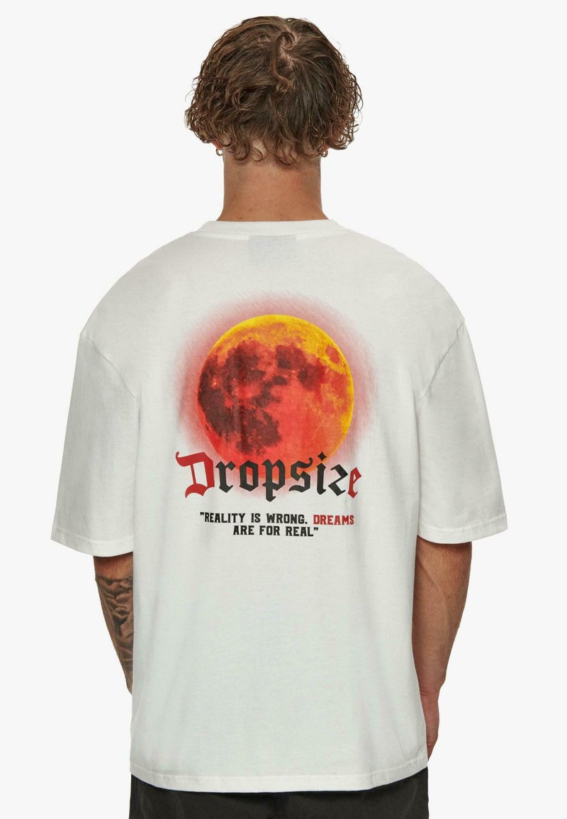 Dropsize HEAVY V2 MOON - T-Shirt print - creamwhite/weiß - Zalando.de