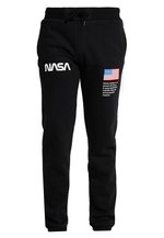 Mister Tee NASA - Teplákové kalhoty - black/černá - Zalando.cz
