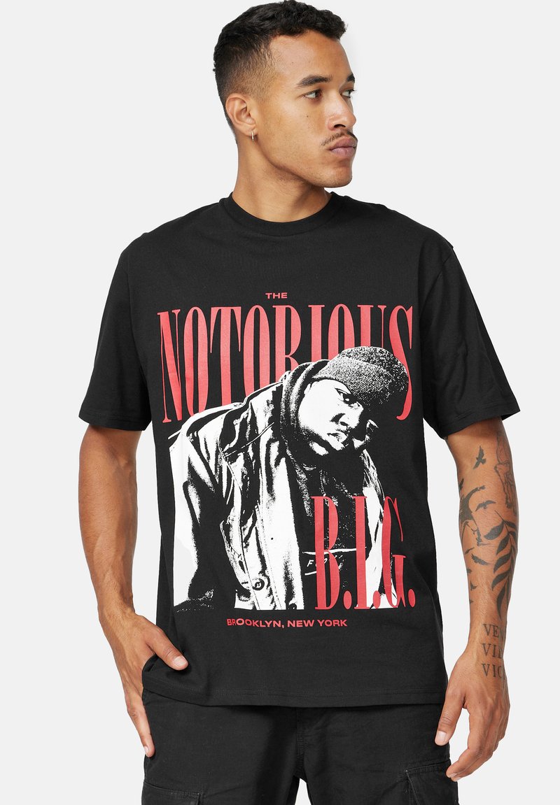 Re:Covered NOTORIOUS B I G RED SCRIPT - T-Shirt print - black/schwarz ...