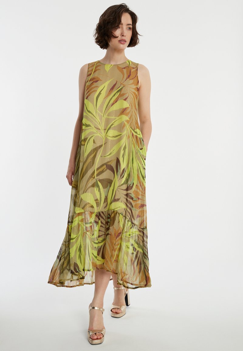 Ana Alcazar MIDI ZAPARA - Freizeitkleid - mehrfarbig/oliv - Zalando.at