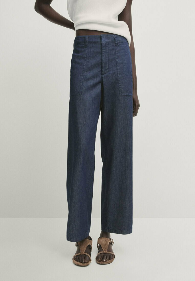 Massimo Dutti Jeansy Straight Leg - Zalando.pl