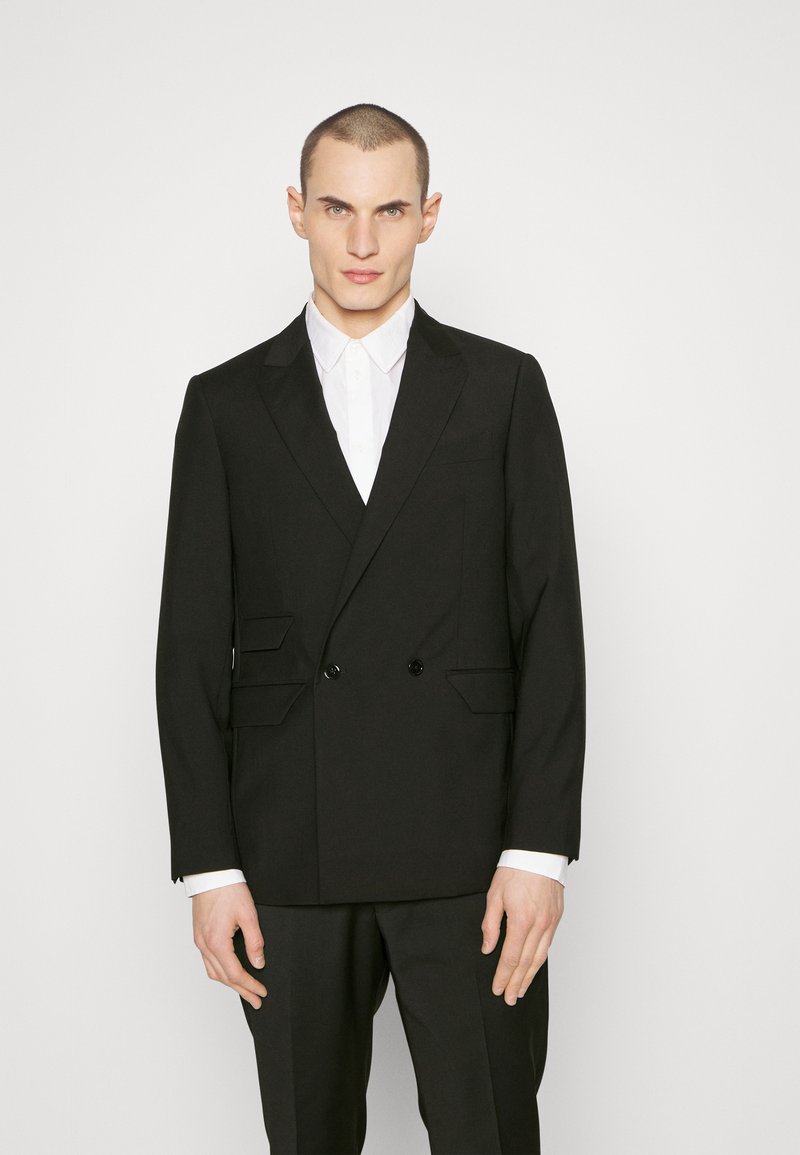 Mercader DOUBLE BREASTED JACKET - Blazer jacket - black - Zalando.co.uk