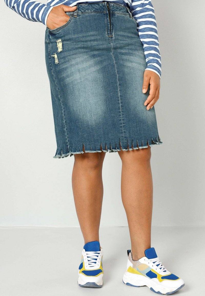 Angel of Style STRAIGHT FIT - Spódnica ołówkowa/niebieski - Zalando.pl