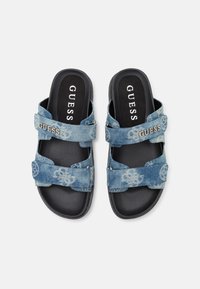 Guess FABULON - Sandalias planas - blue/azul oscuro - Zalando.es
