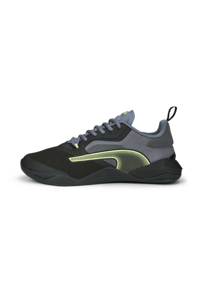 Puma FUSE 2.0 - Training shoe - black gray tile fast yellow/black - Zalando