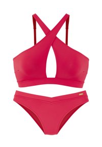 Buffalo SET - Bikini - neon rot/red - Zalando