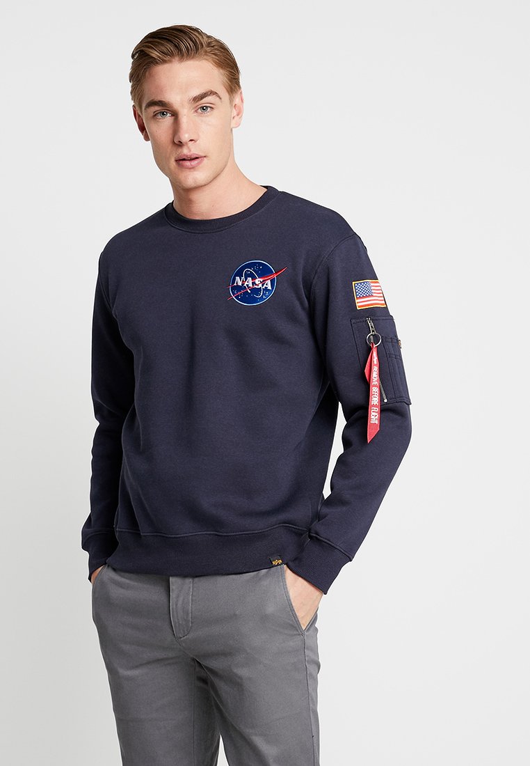 Alpha Industries NASA - Sweatshirt - blue/bleu marine - ZALANDO.FR