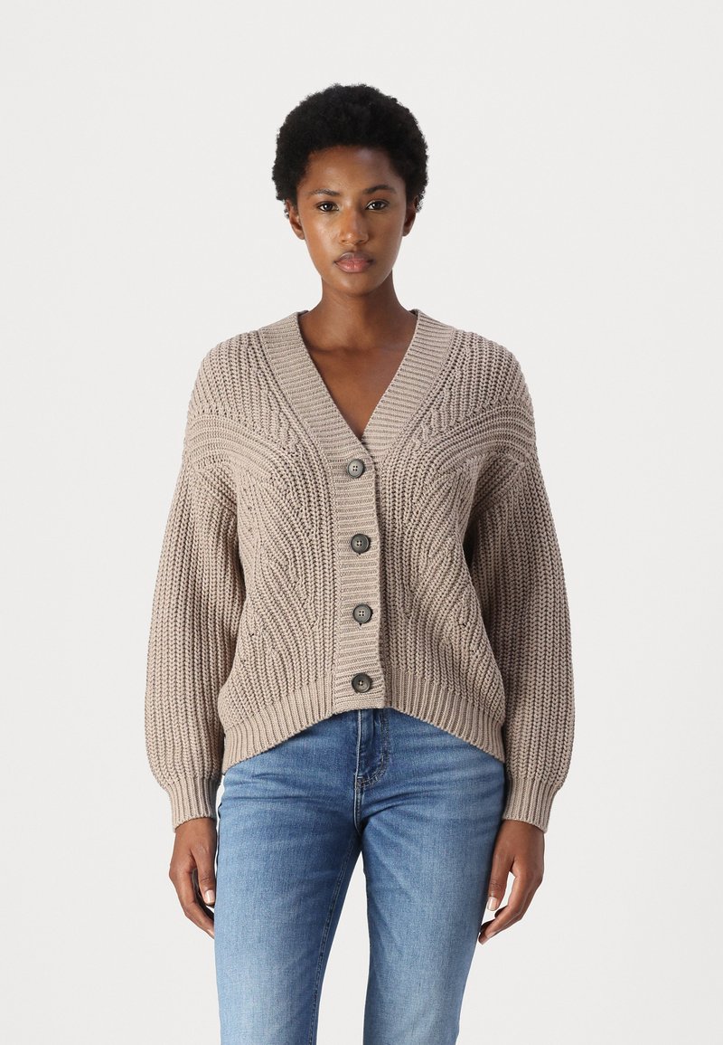 Repeat Cardigan - desert/sand - Zalando.ie