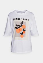 Kaffe BLOOM - T-shirts print - optical white/hvid - Zalando.dk