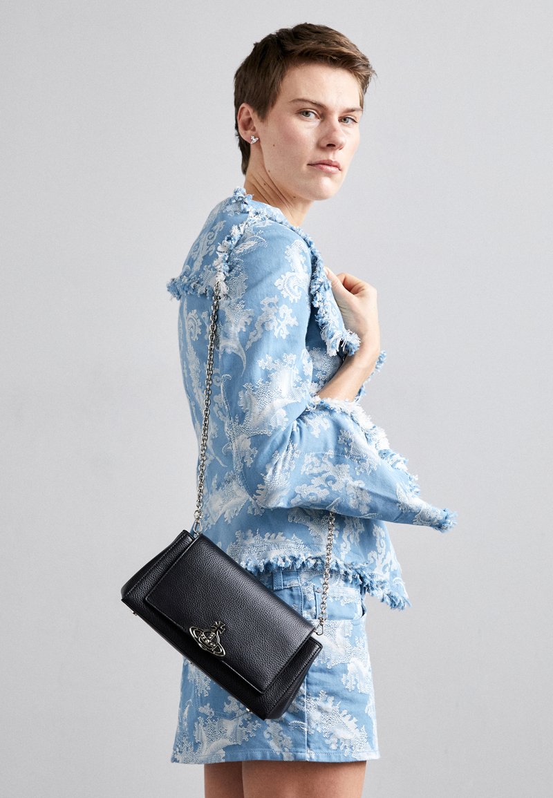 Vivienne Westwood HAZEL MEDIUM HANDBAG - Handbag - black - Zalando.ie