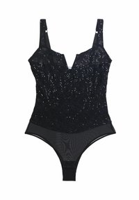 Yamamay SPARKLING - Body - black floral/negro - Zalando.es