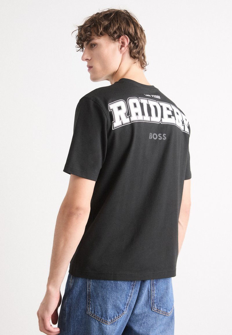 BOSS BRADY NFL - T-Shirt print - black/schwarz - Zalando.ch