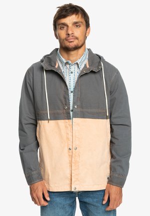 Quiksilver CLASSIK HOOD - - Light jacket - black - Zalando.co.uk