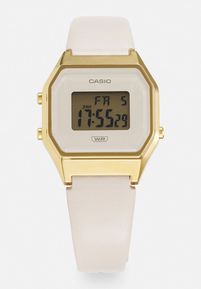 Casio Digital watch - pink/beige/pink - Zalando