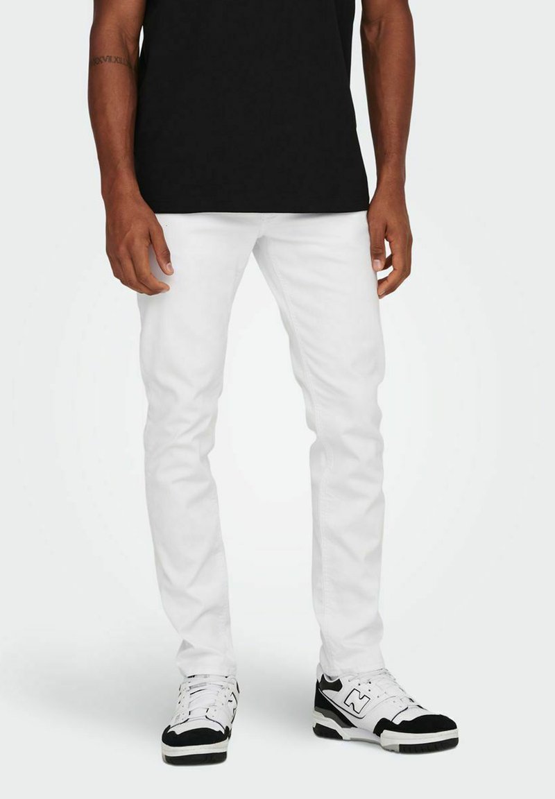 Only & Sons ONSLOOM - Jeans Slim Fit - white denim - Zalando.de