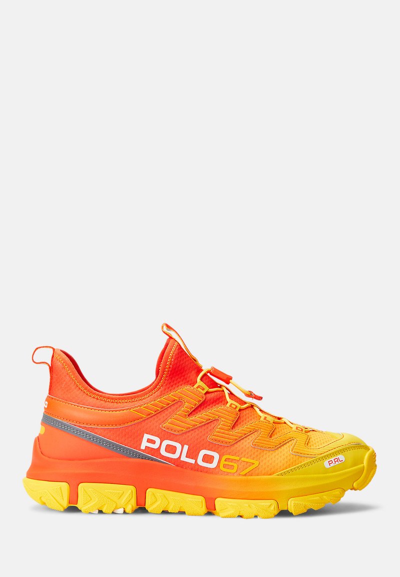 Polo Ralph Lauren ADVENTURE 300 TOP - Sneakers - canary yellow/orange ...