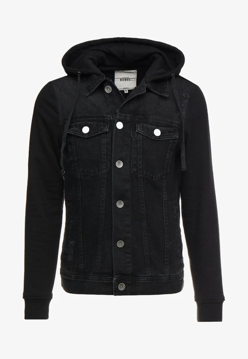 Redefined Rebel FUNDA JACKET - Veste en jean - black/noir - ZALANDO.FR