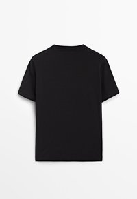 Massimo Dutti AUS PREMIUM - Basic T-shirt - black - Zalando.co.uk