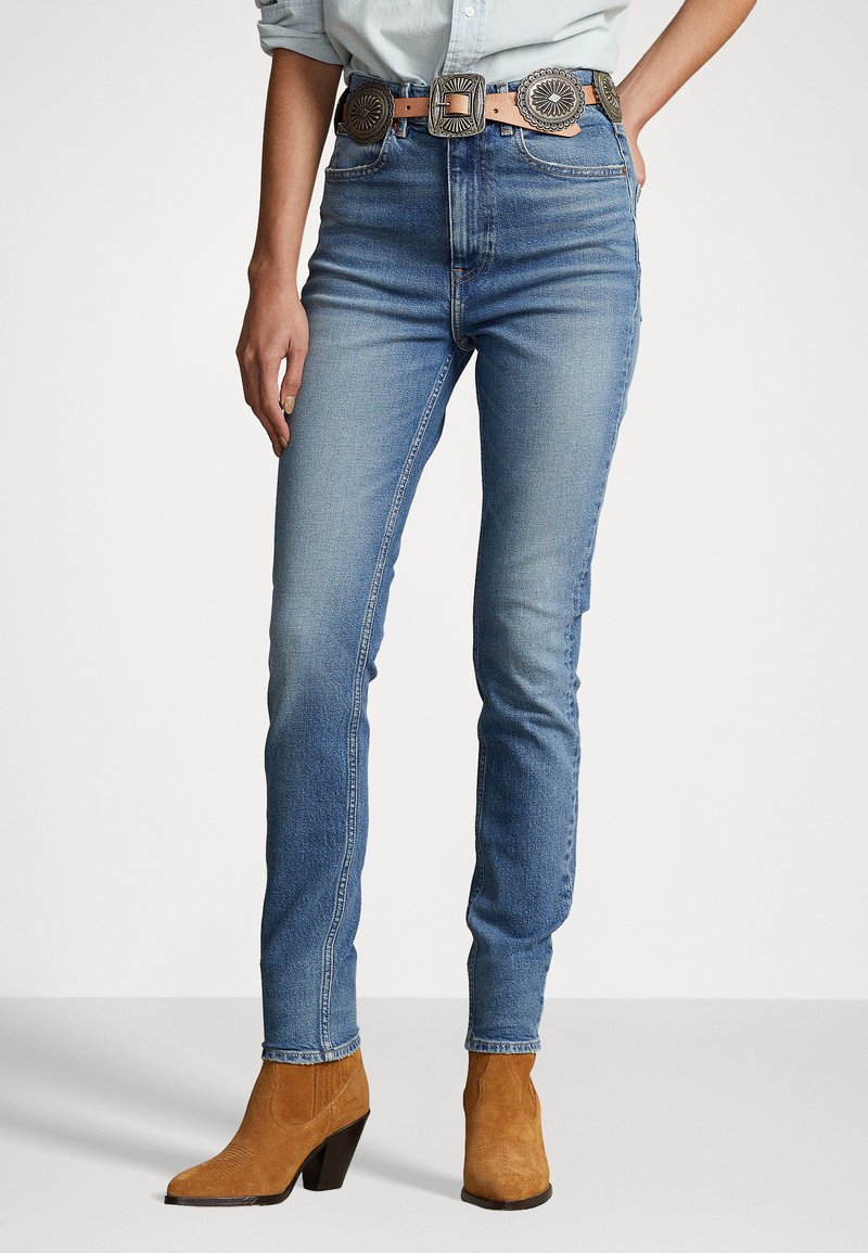 Polo Ralph Lauren HIGH RISE ANKLE - Jeans Skinny Fit - antares wash ...
