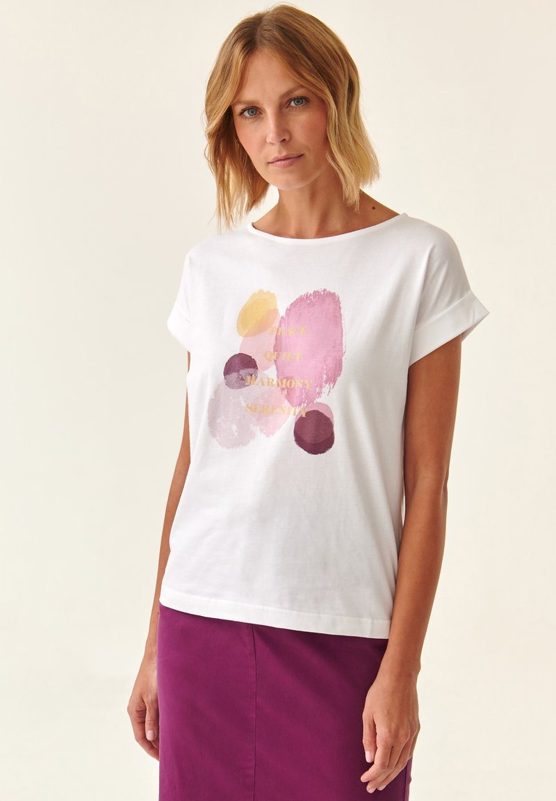 TATUUM MAKI - T-shirt print - white/wit - Zalando.be