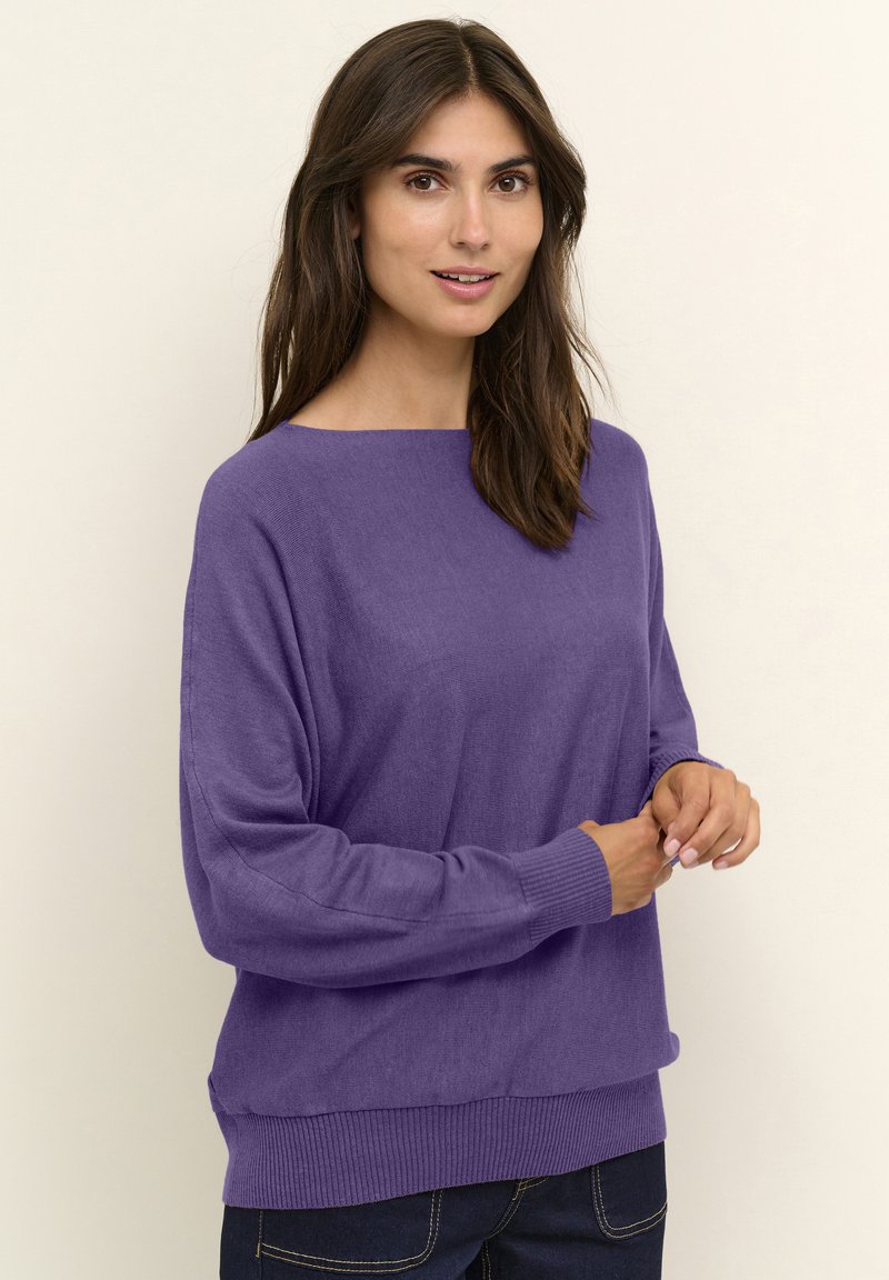 Culture ANNEMARIE BATWING - Strickpullover - imperial palace/lila - Zalando.at