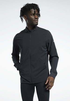 Reebok TRAINING ESSENTIALS JACKET - Trainingsjacke - black/schwarz ...