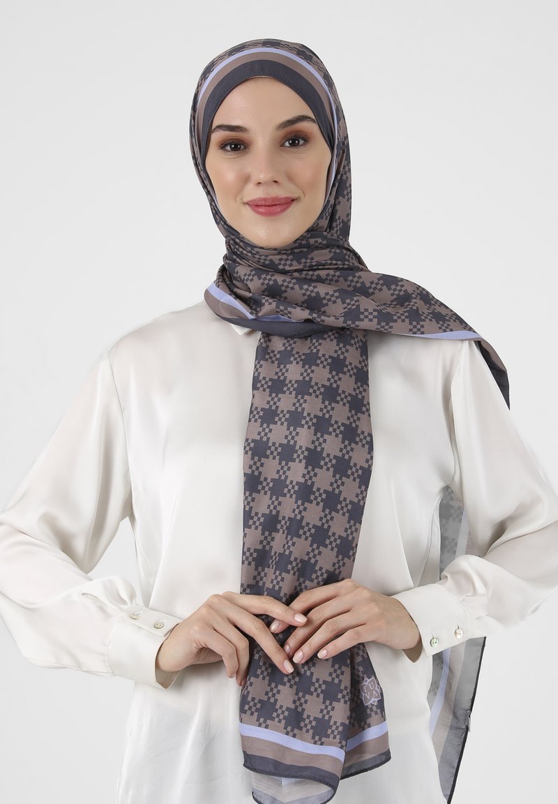 Modanisa TUVA - Sjaal - black/light brown/zwart - Zalando.nl