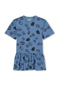 KENZO kids SHORT SLEEVED - Robe en jersey - blue/bleu - ZALANDO.FR