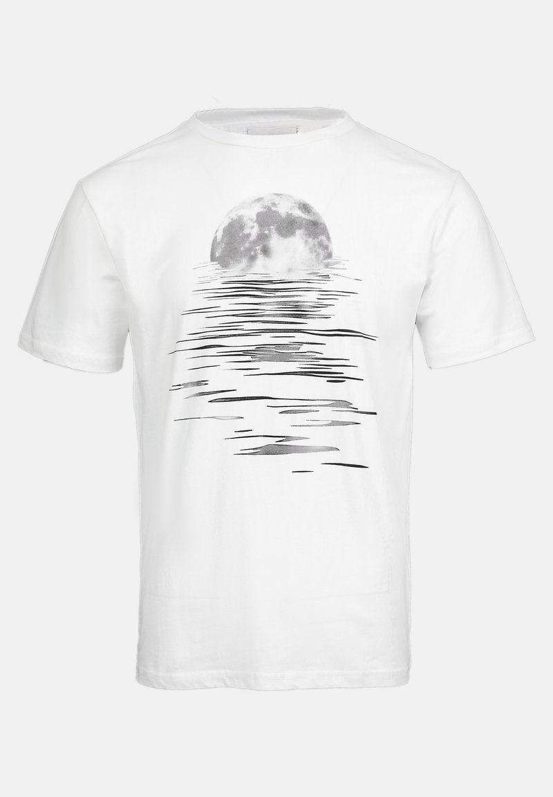 Pier One Print T-shirt - white - Zalando.co.uk