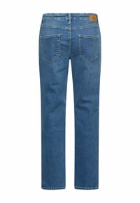 camel active 5 POCKET - Straight leg jeans - mid blue used/blue - Zalando