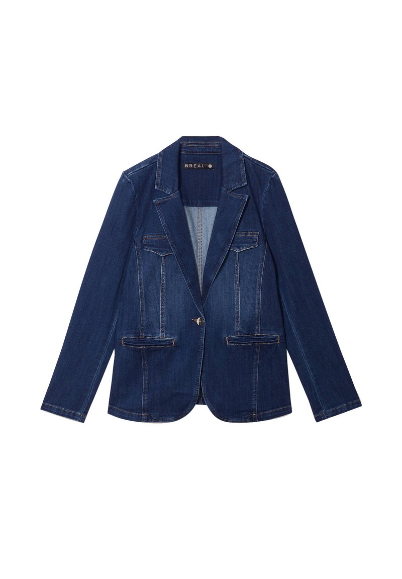 Breal Blazer - denim brut/denim bleu - ZALANDO.FR