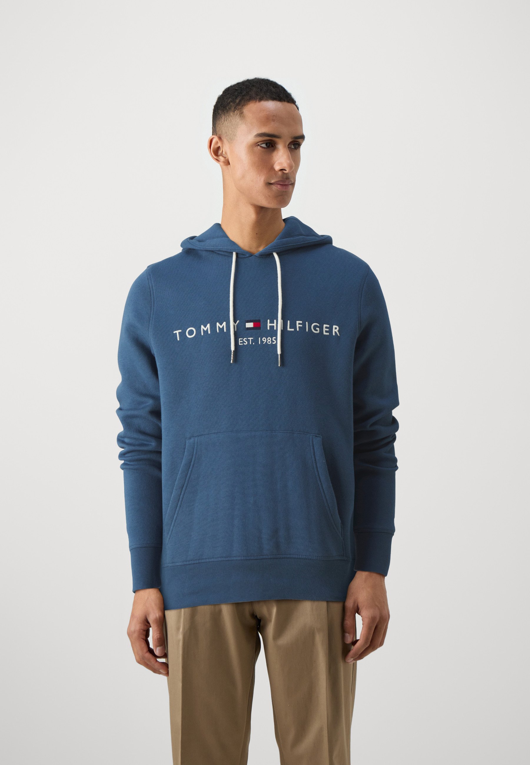 Tommy Hilfiger LOGO Hoodie aegean sea blue Zalando