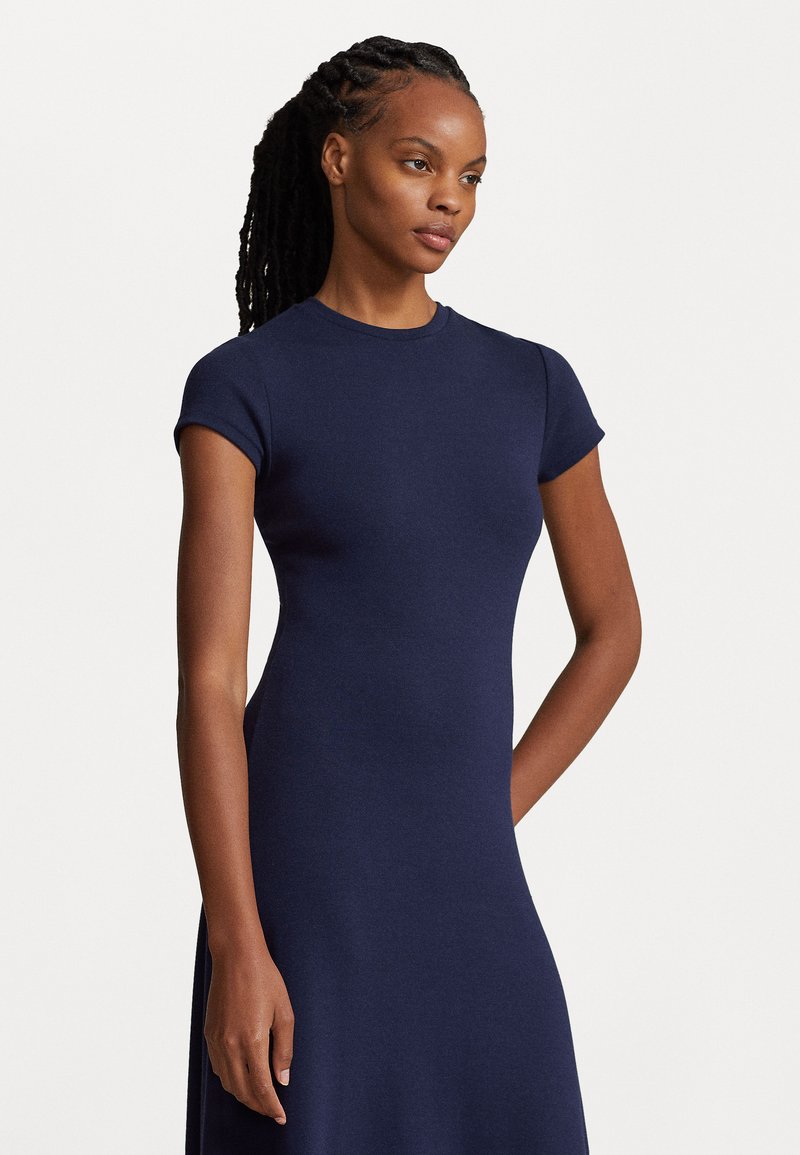 Polo Ralph Lauren SHORT SLEEVE DAY DRESS - Jerseyjurk - cruise navy/blauw - Zalando.nl