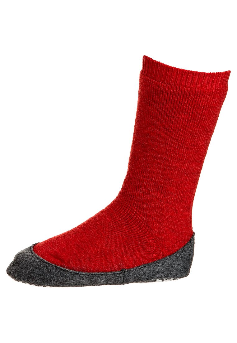 FALKE COSYSHOE HOMESOCKS WOOL-MIX, SILICON GRIP - Socks - rot/red ...