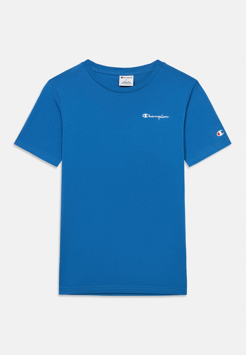 Champion ICONS CONTRAST CREW NECK - T-Shirt basic - blue/blau - Zalando