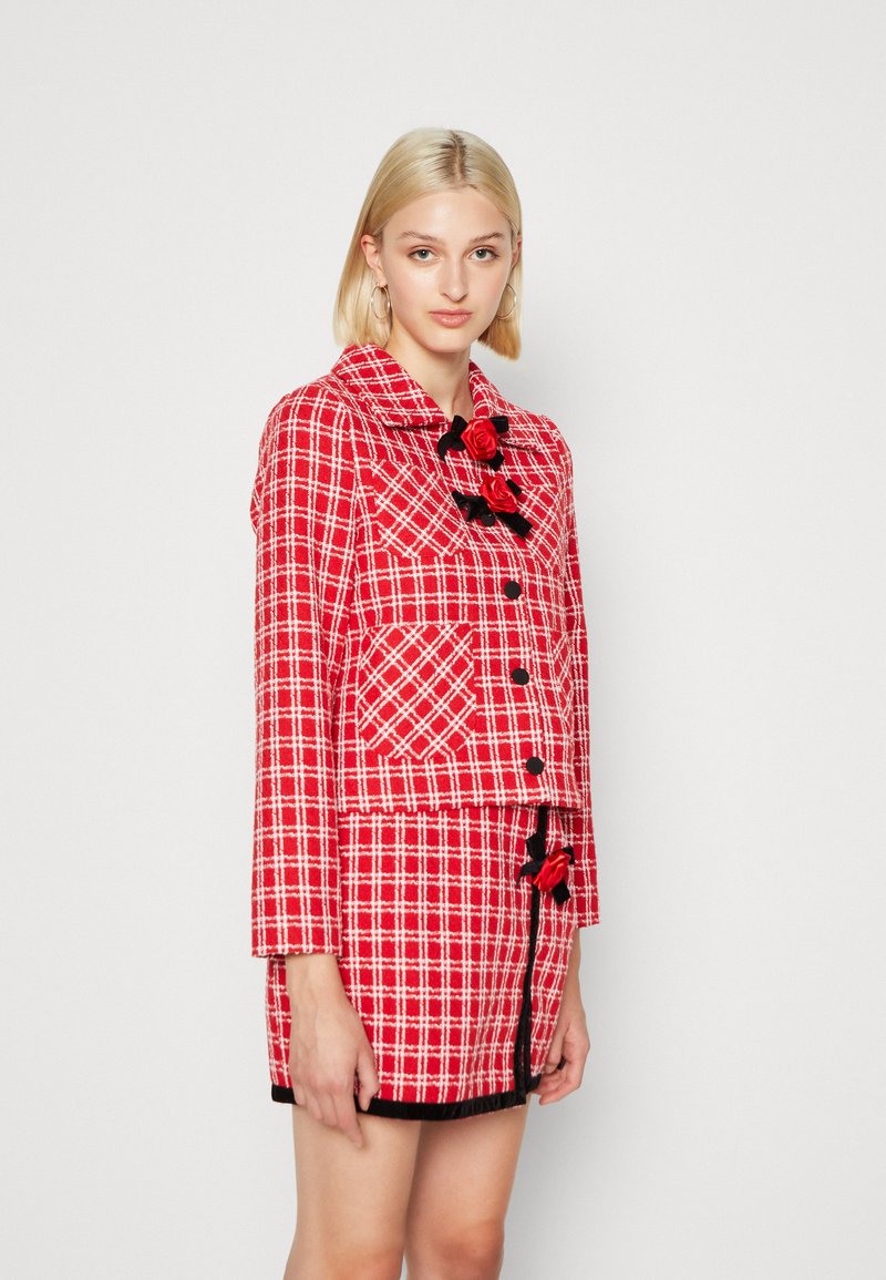 Sister Jane GARNET CHECK - Leichte Jacke - red/rot - Zalando.at