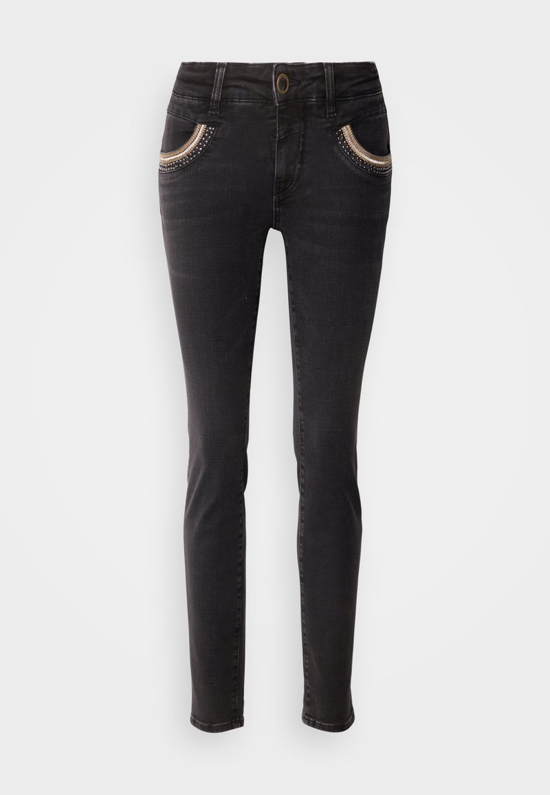 Mos Mosh PERLA - Jeans slim fit - black/svart - Zalando.se