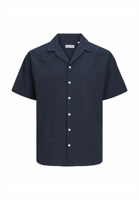 Jack & Jones AYDAN SEERSUCKER RESORT - Marškiniai - navy blazer/tamsiai ...