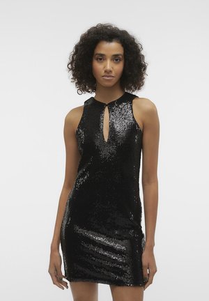 2nd Day RHINERA NIGHT TIME SHIMMER - Robe fourreau - meteorite/black ...