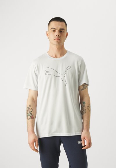 Puma SMALL LOGO TEE - T-Shirt basic - grape mist/lila - Zalando.ch