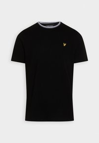Lyle & Scott DASHED TIPPED - T-shirt - bas - jet black/svart - Zalando.se
