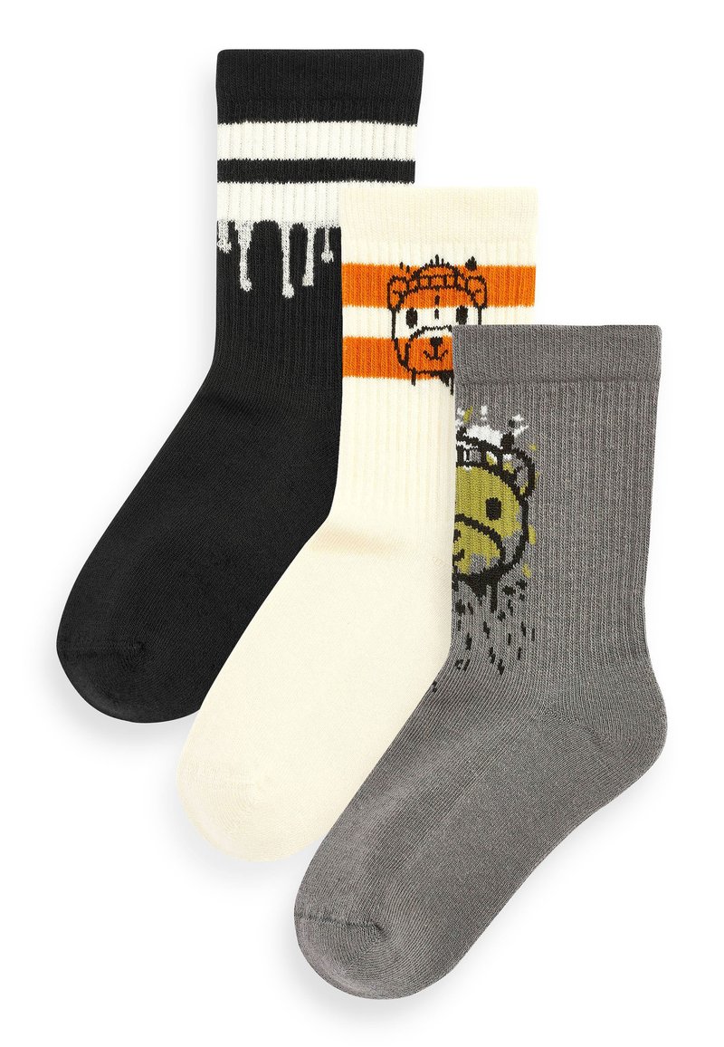 Next CUSHIONED 3 PACK STANDARD - Socks - splat bear print/beige - Zalando