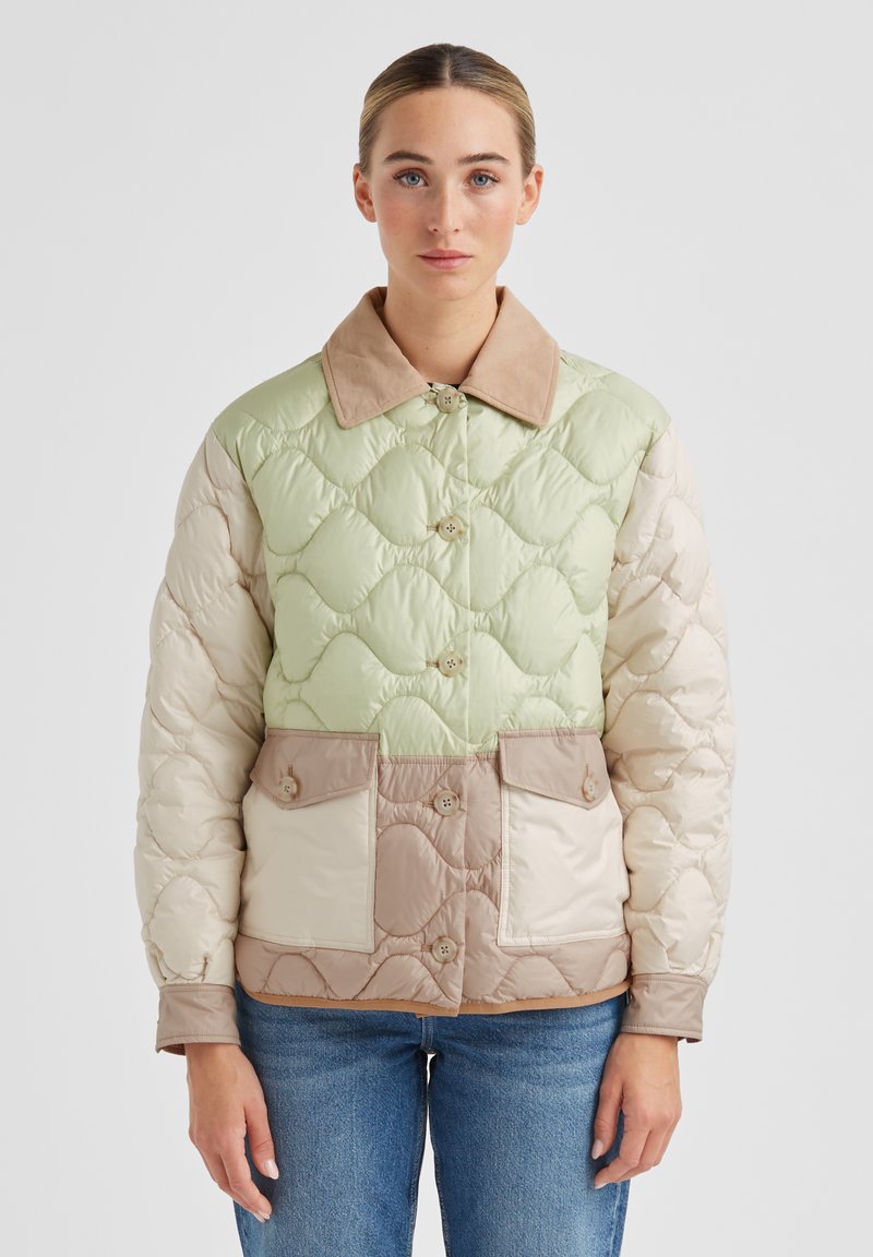 Milestone Light jacket - mint/hell beige/mint - Zalando